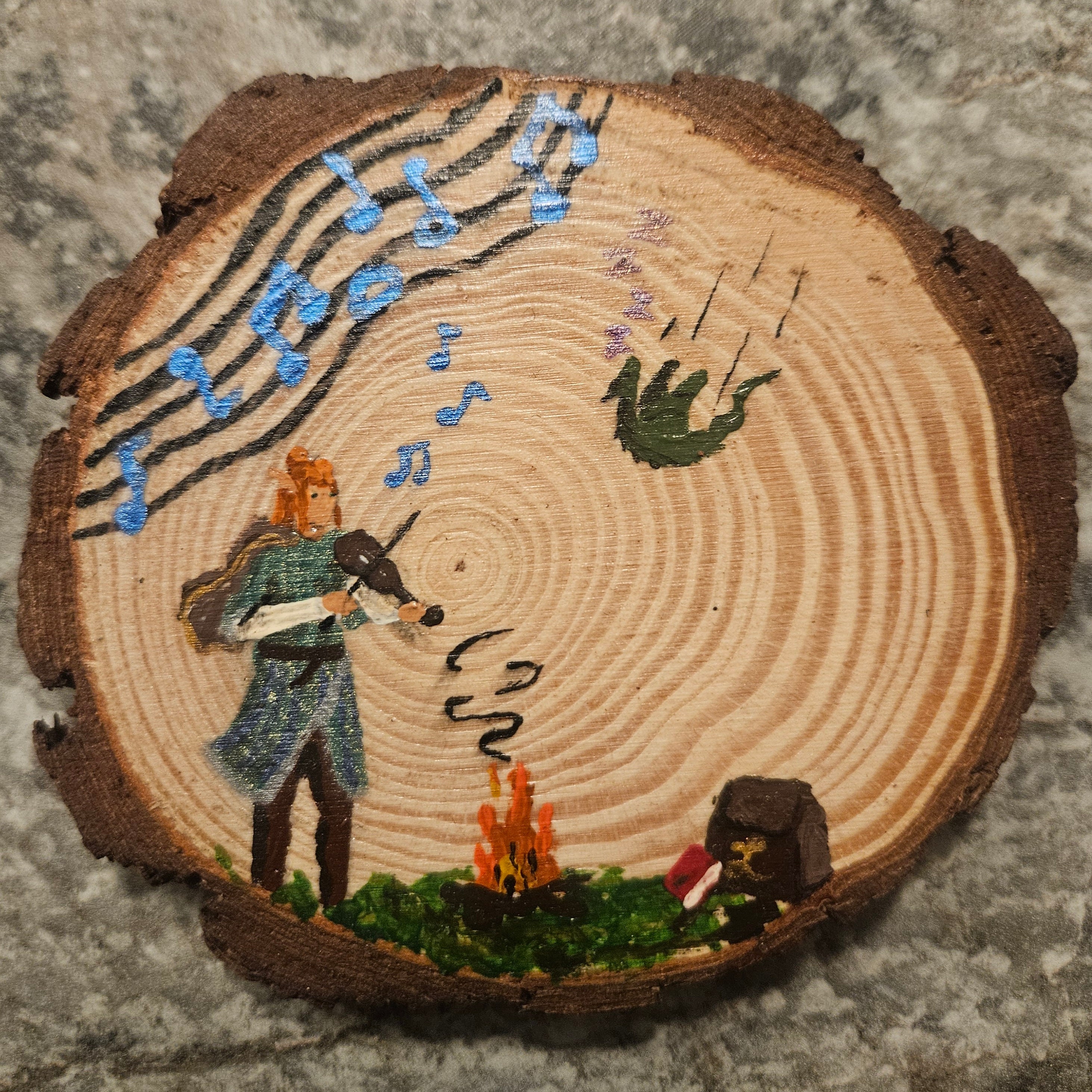 Dnd Character Art Commission, Simple Custom OC Hand-painted Fantasy ...