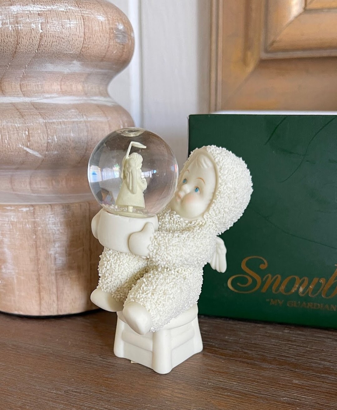 Retired Snowbabies 2002 my Guardian Angel Figurine - Etsy
