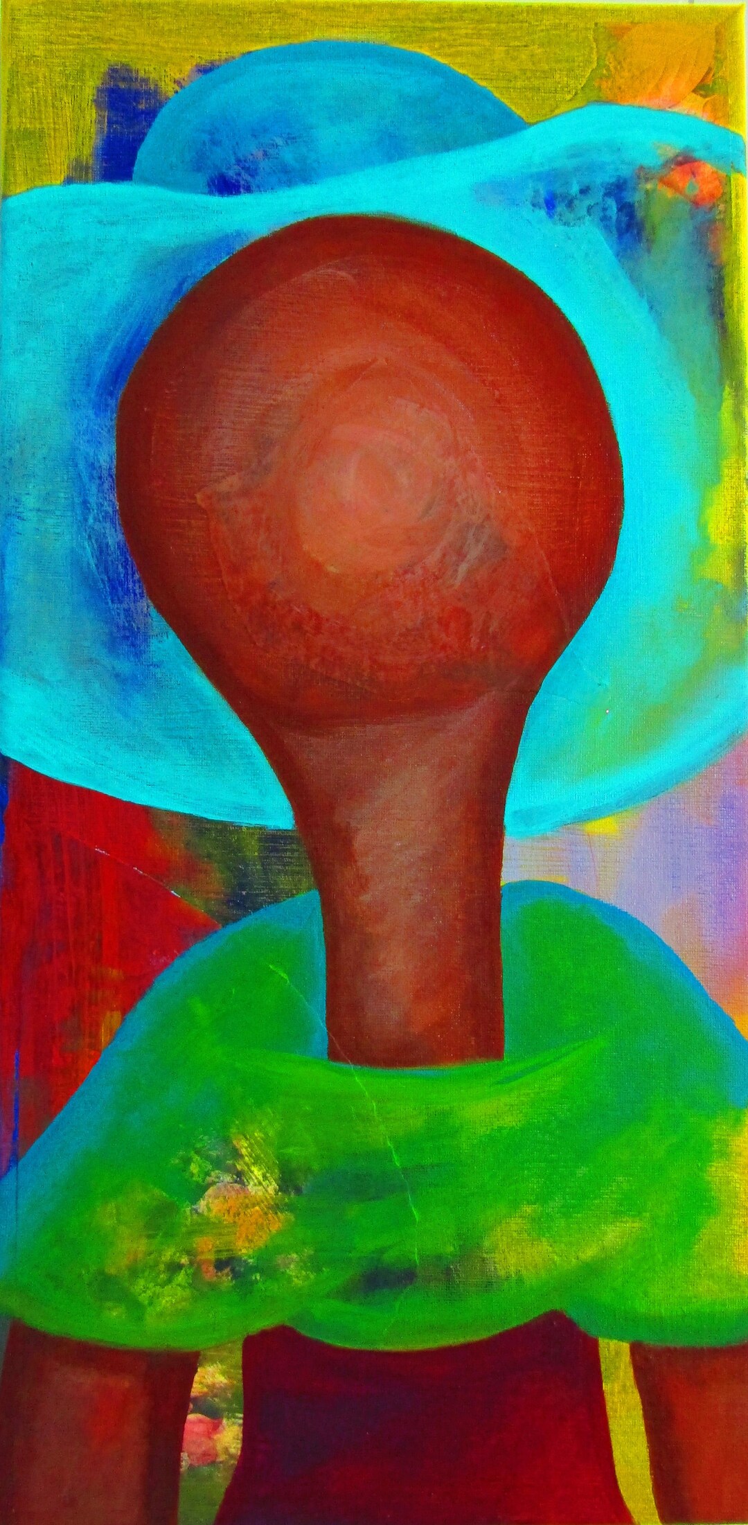 ORIGINAL Painting Dominican Faceless Clay Doll. - Etsy