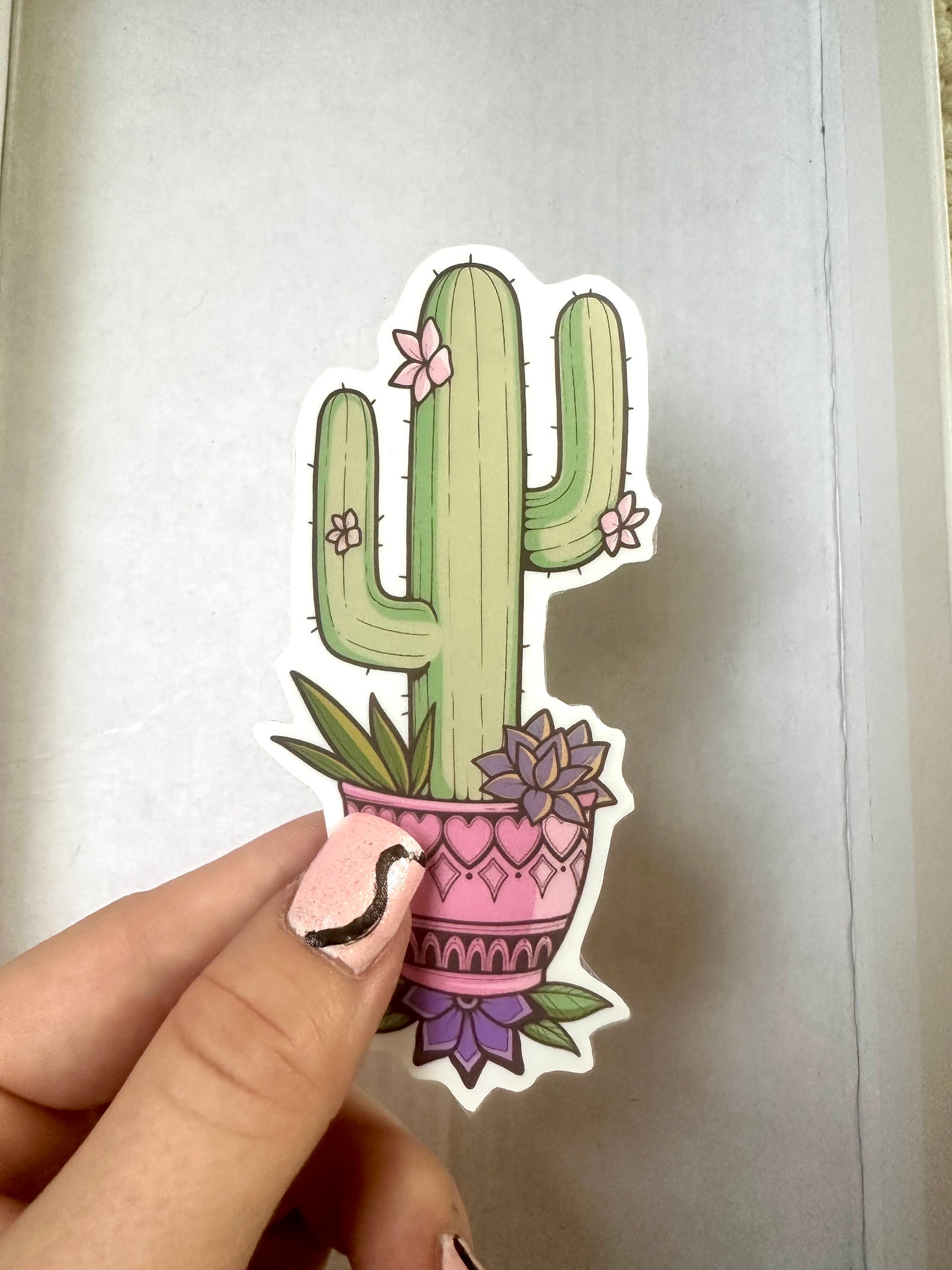 Cuctus Original Artwork Vinyl Sticker - Etsy