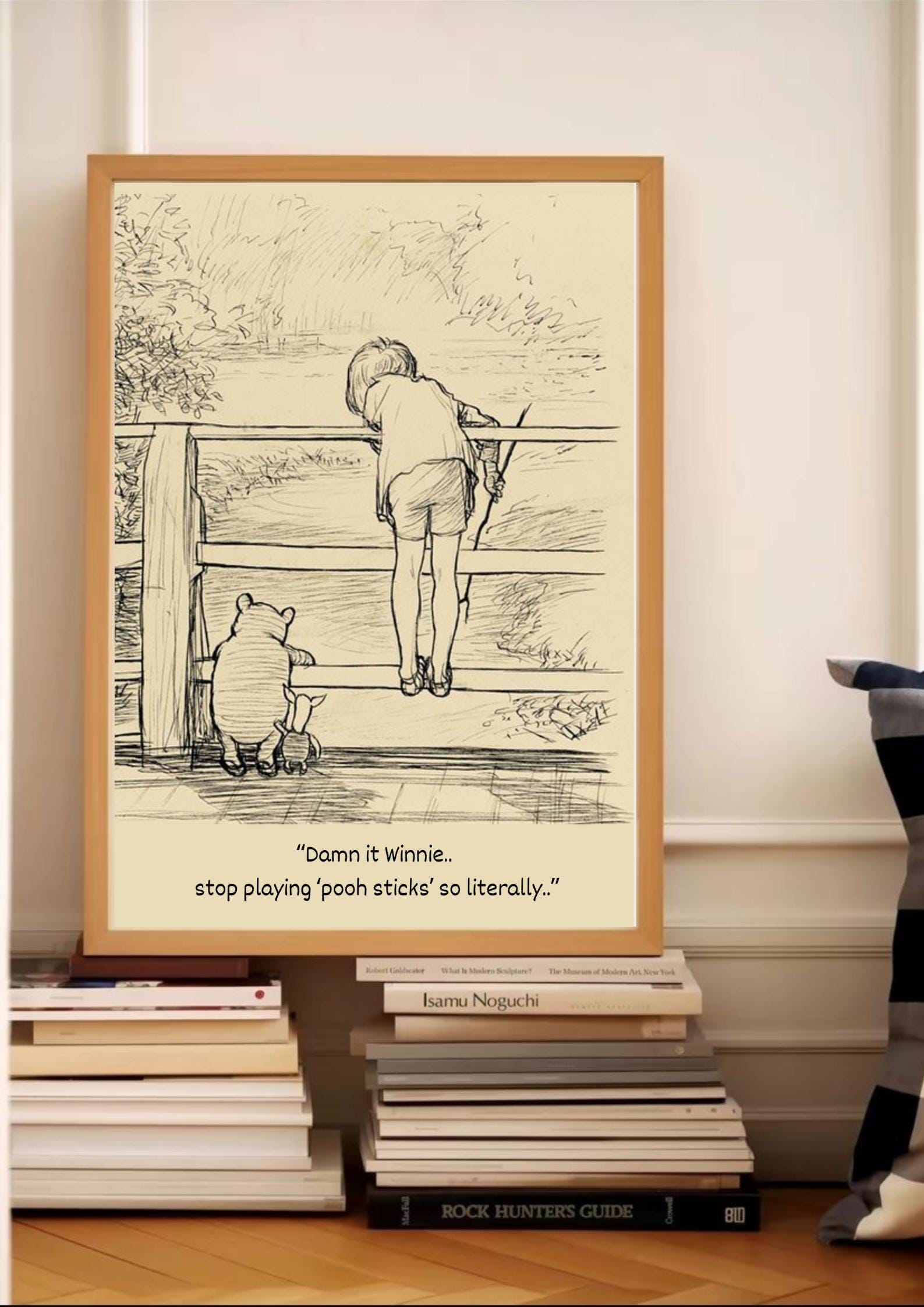 Damn It Winnie, Stop Playing Pooh Sticks so Literally / Winnie the Pooh ...