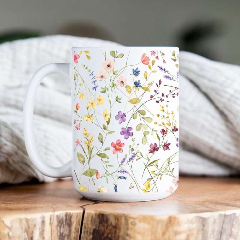 Flower Mugs - Etsy