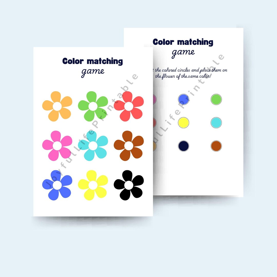 Color Learning Activities – Preschool Educational Worksheets – Color ...