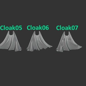3d Printed Cloaks X5 Eternal Pilgrims Cape Bits Prime Cloak Upgrade ...