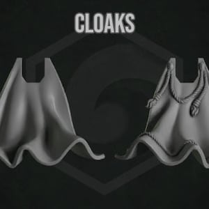 3d Printed Cloaks X5 Eternal Pilgrims Cape Bits Prime Cloak Upgrade ...