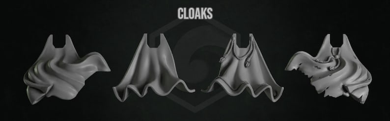 3d Printed Cloaks X5 Eternal Pilgrims Cape Bits Prime Cloak Upgrade ...