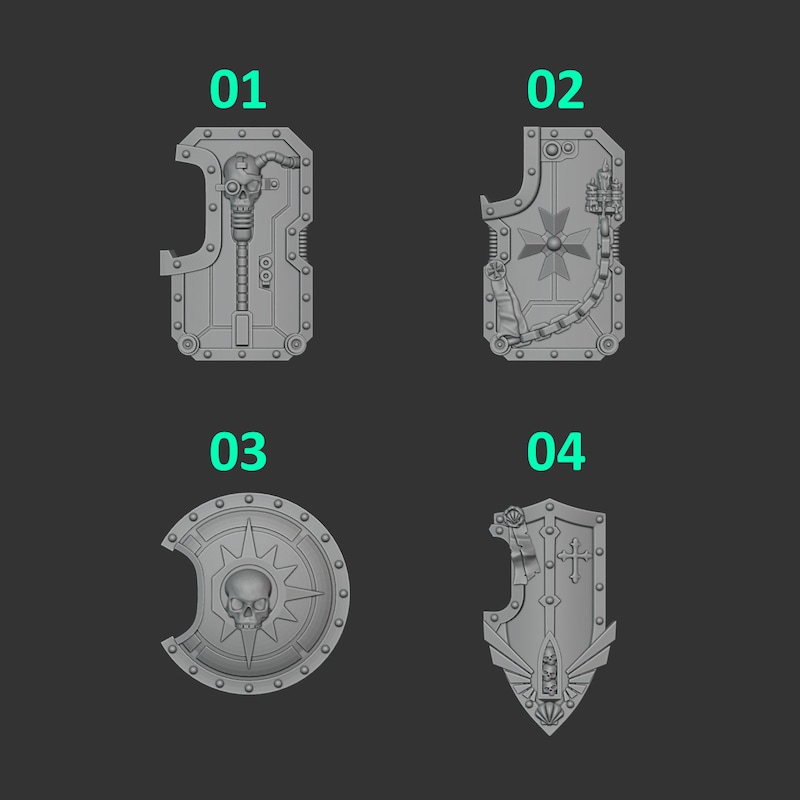 Breached Shields - Etsy