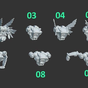 3d Printed Jetpacks X5 Eternal Pilgrims Crusader Jump Pack Jet Pack ...