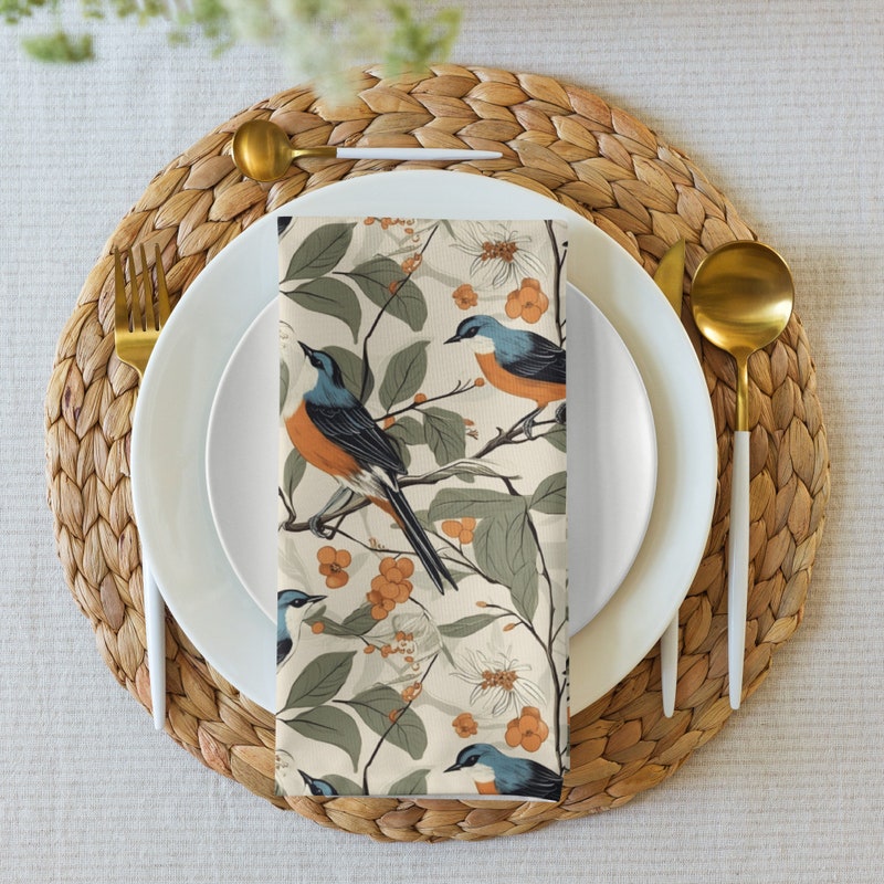 Bird Napkins - Etsy