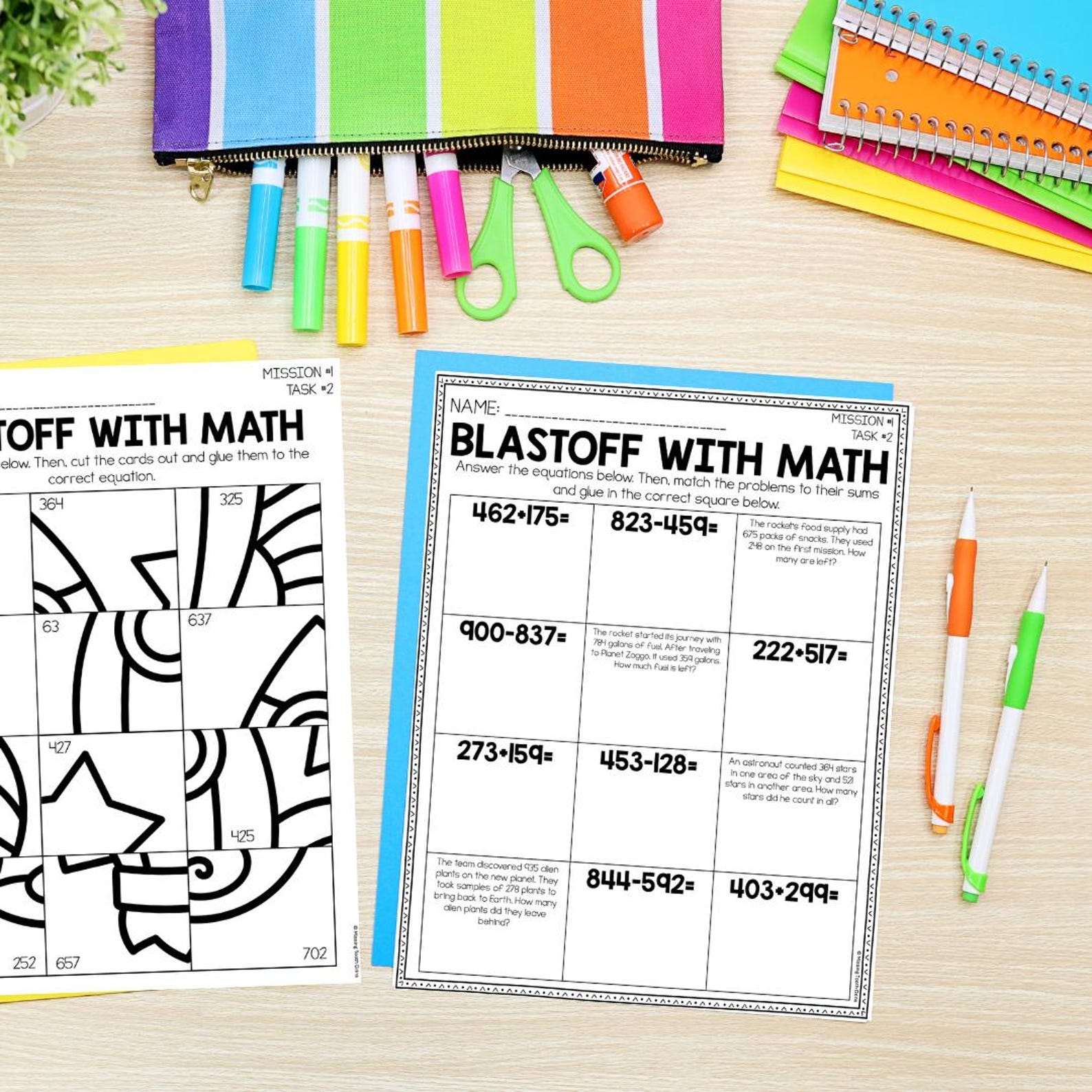 End of Year Space Escape Room | Second Grade Review Activity - Etsy