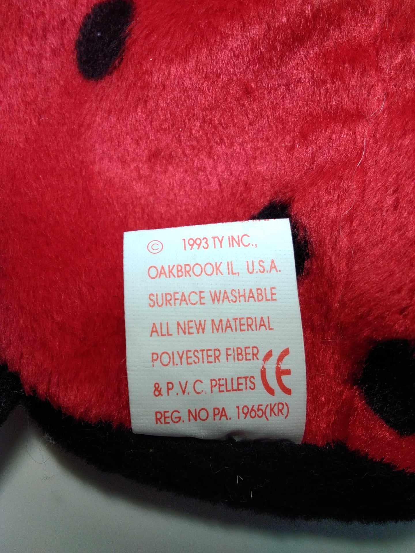 Ultra RARE Ty Beanie Baby "lucky" the Ladybug With 10 Spots Instead of ...