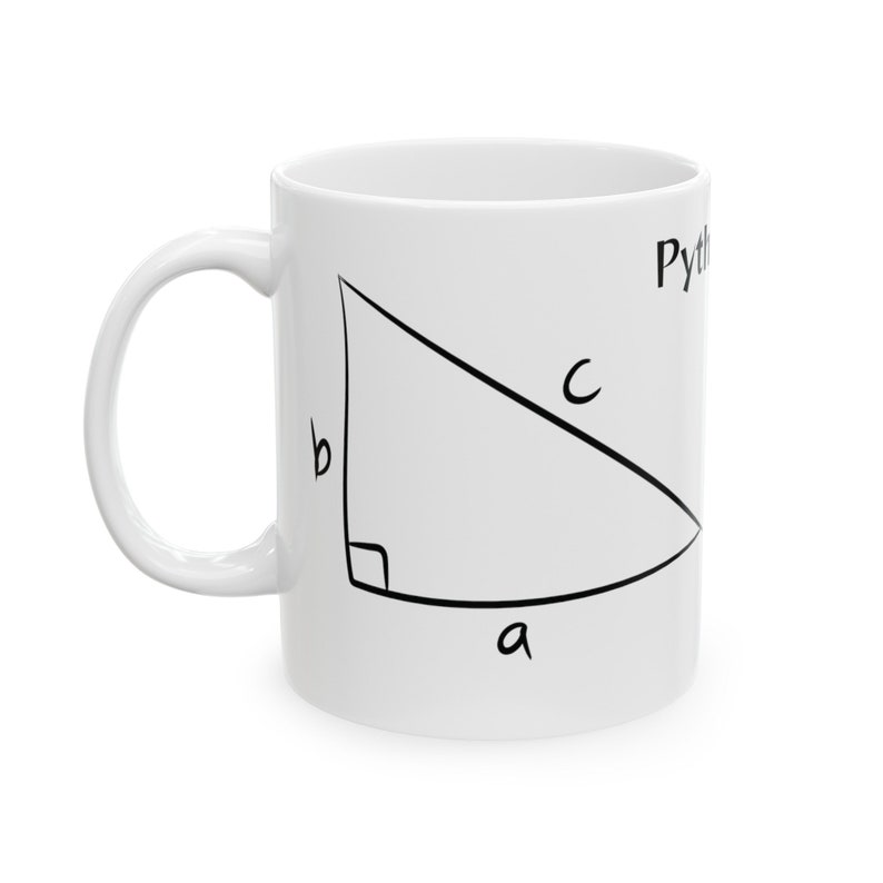 This pythagoras 11oz Mug, Math Cup, Math Lover, Mathematics Enthusiast ...