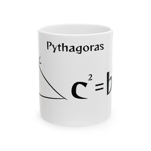 This pythagoras 11oz Mug, Math Cup, Math Lover, Mathematics Enthusiast ...