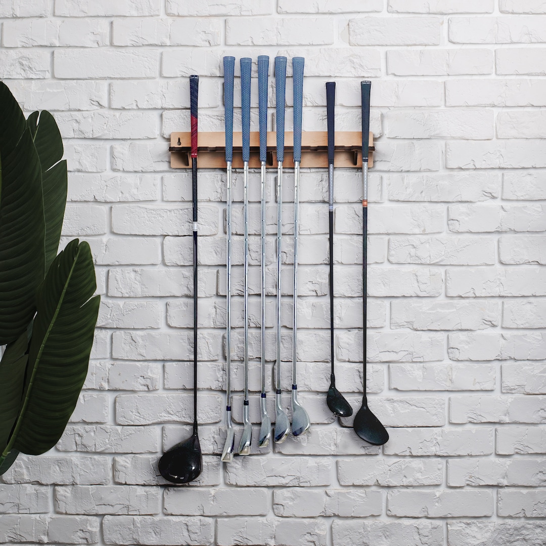 Golf Club Wall Mount, Golf Club Wall Hanger, Golf Club Wall Rack, Golf ...