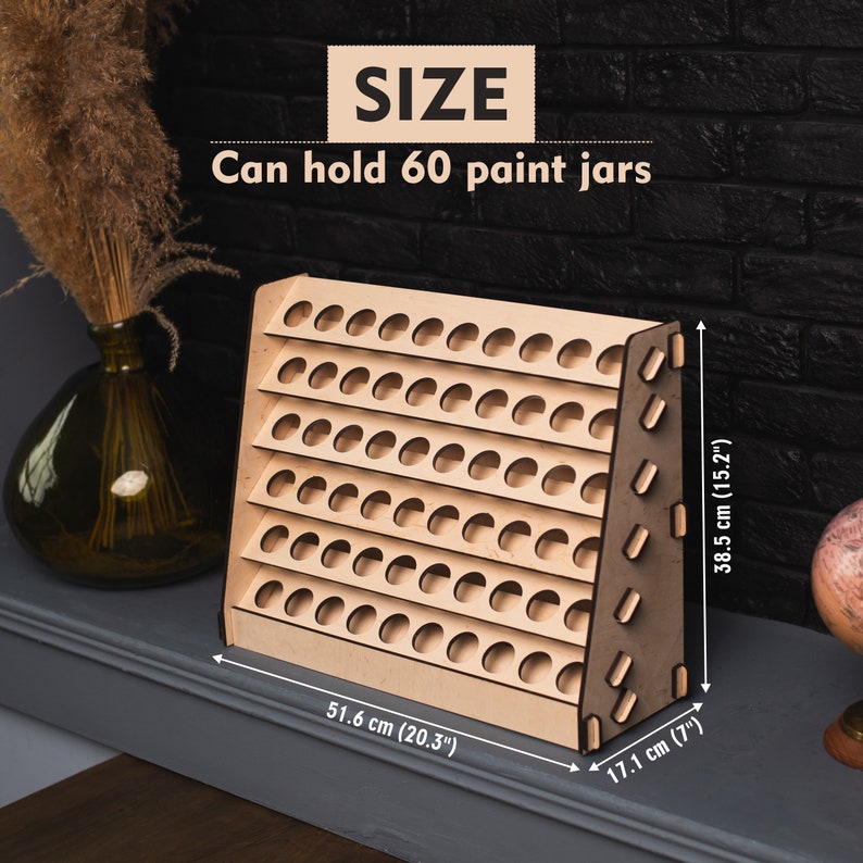 Citadel Paint Rack,citadel Paint Pot Holder,wood Paint Stand,paint ...