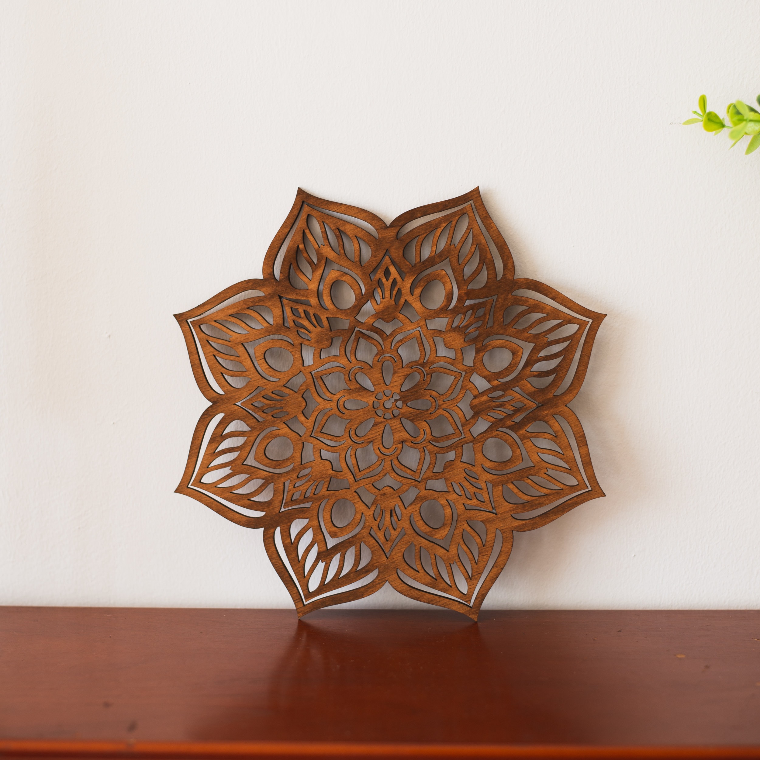 Mandala Wood Wall Art, Mandala Wall Hanging, Mandala Flower Wall Art ...
