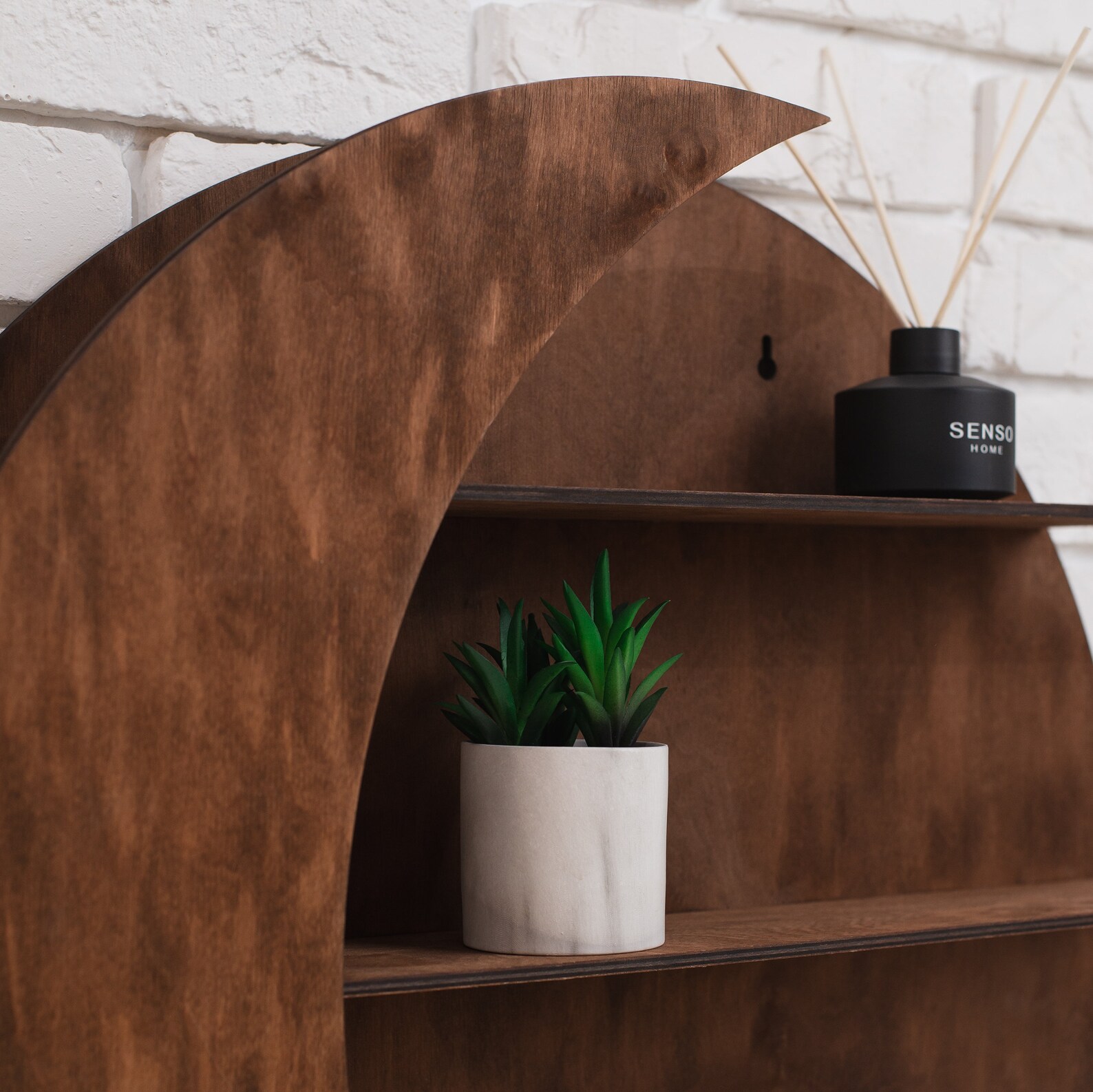 Wood Moon Shelf, Moon Wall Shelf, Crescent Moon Shelf, Crescent Moon ...