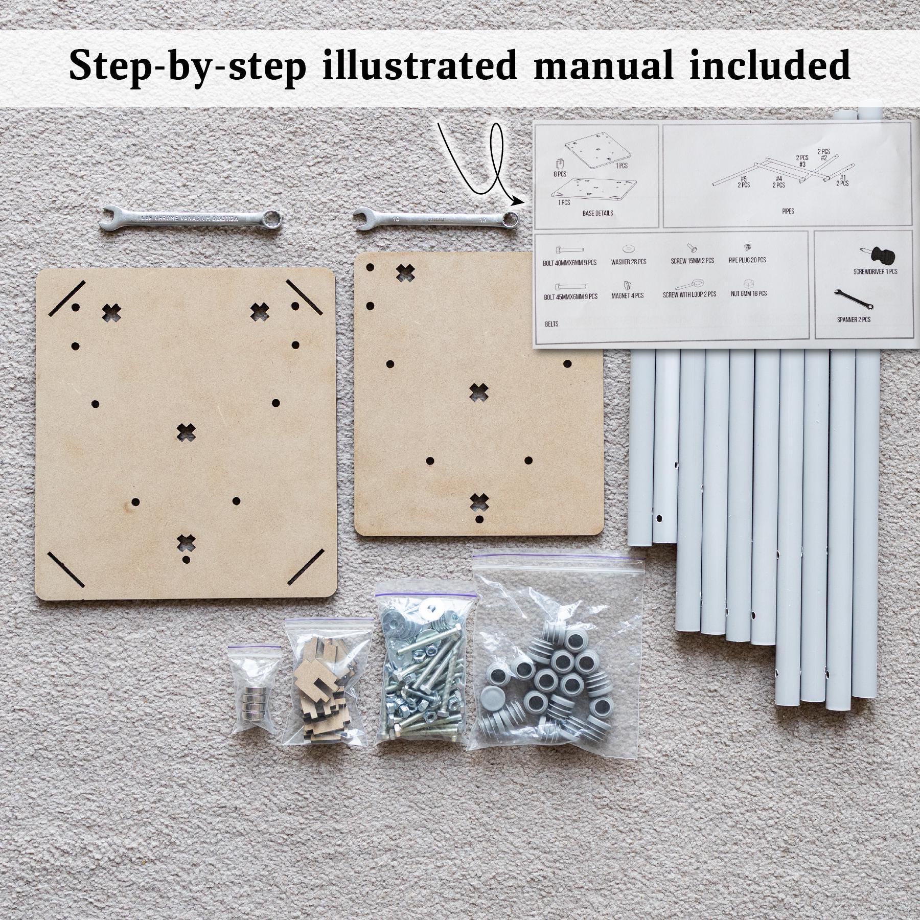 Articulating Wing Frame DIY Kit, Adjustable Mechanical Wing Frame, Wing ...