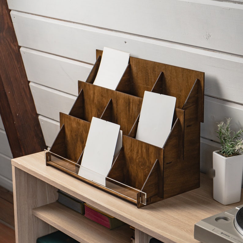 Wood Greeting Card Display, Greeting Card Holder for Retail, Greeting ...