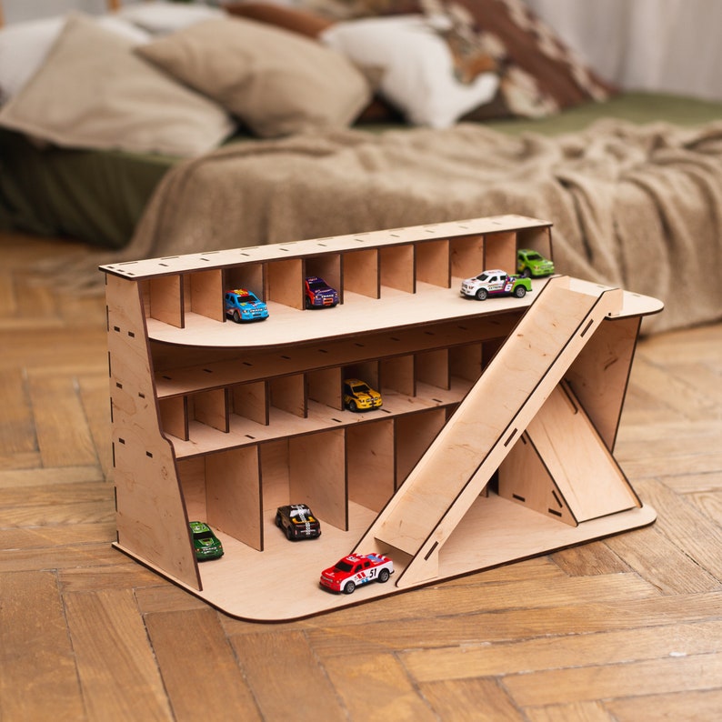 Toy Car Garage, Toy Cars Storage, Toy Car Ramp, Toy Car Parking, Toy ...