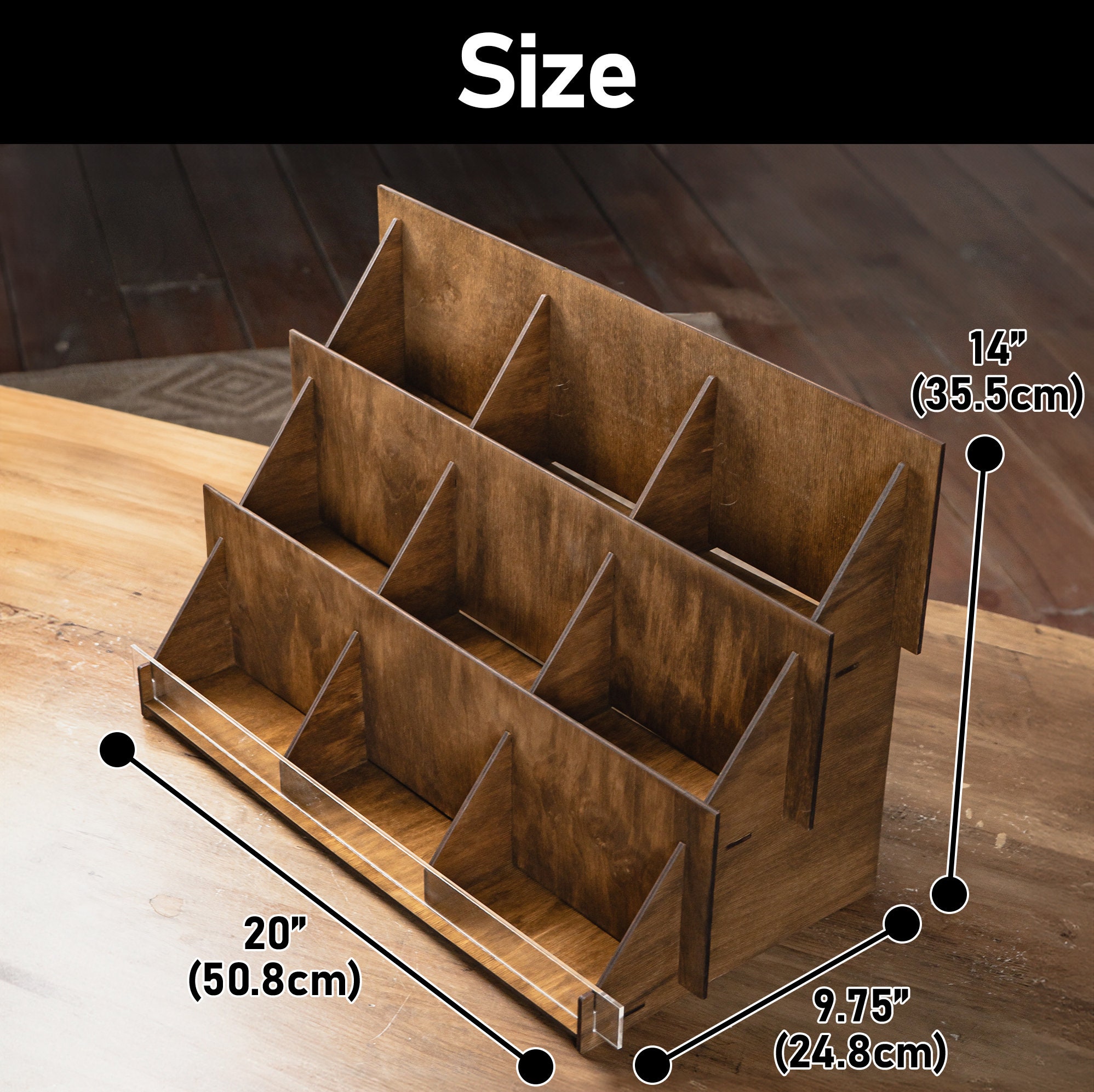 Wood Greeting Card Display, Greeting Card Holder for Retail, Greeting ...