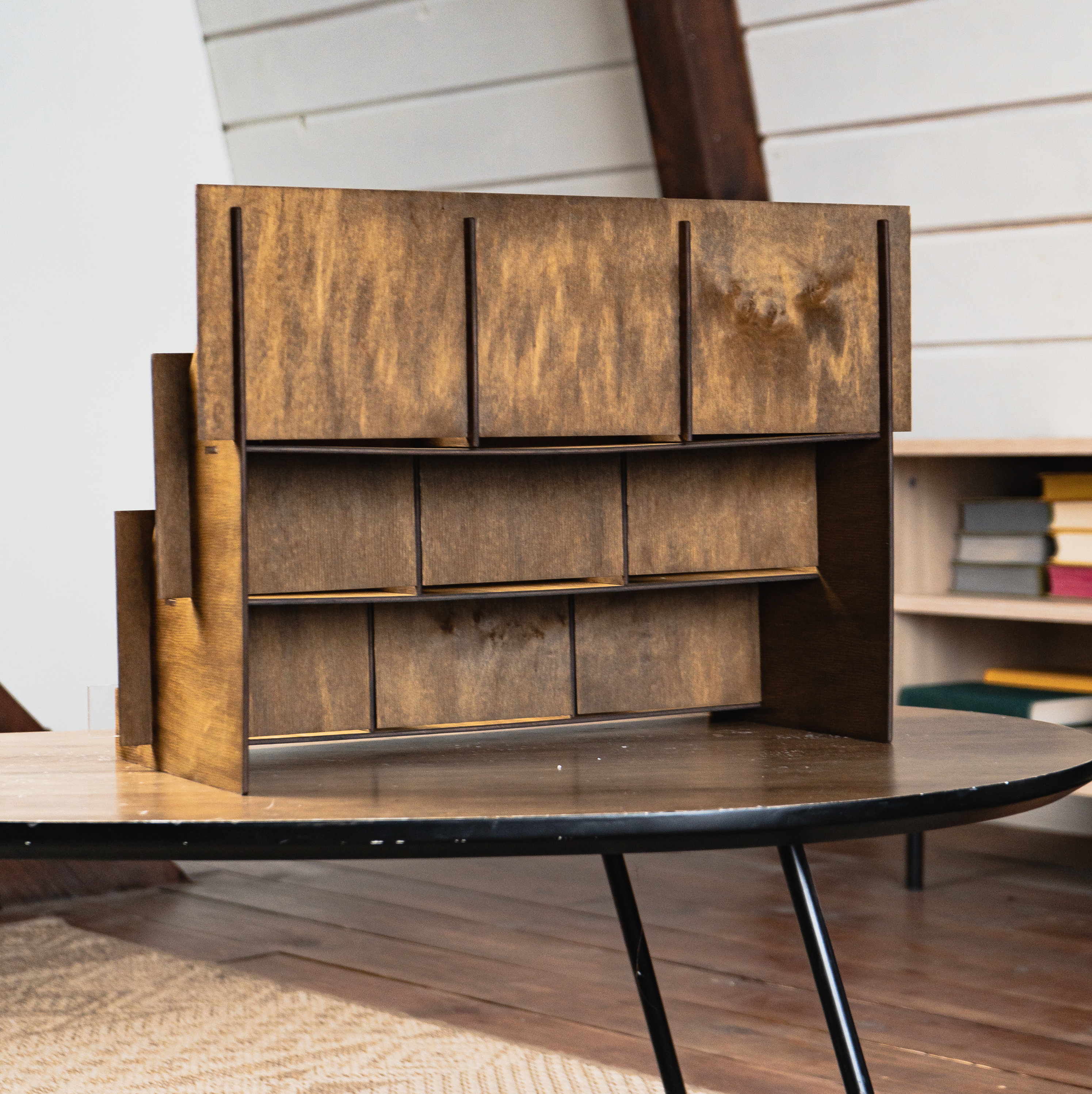 Wood Greeting Card Display, Greeting Card Holder for Retail, Greeting ...