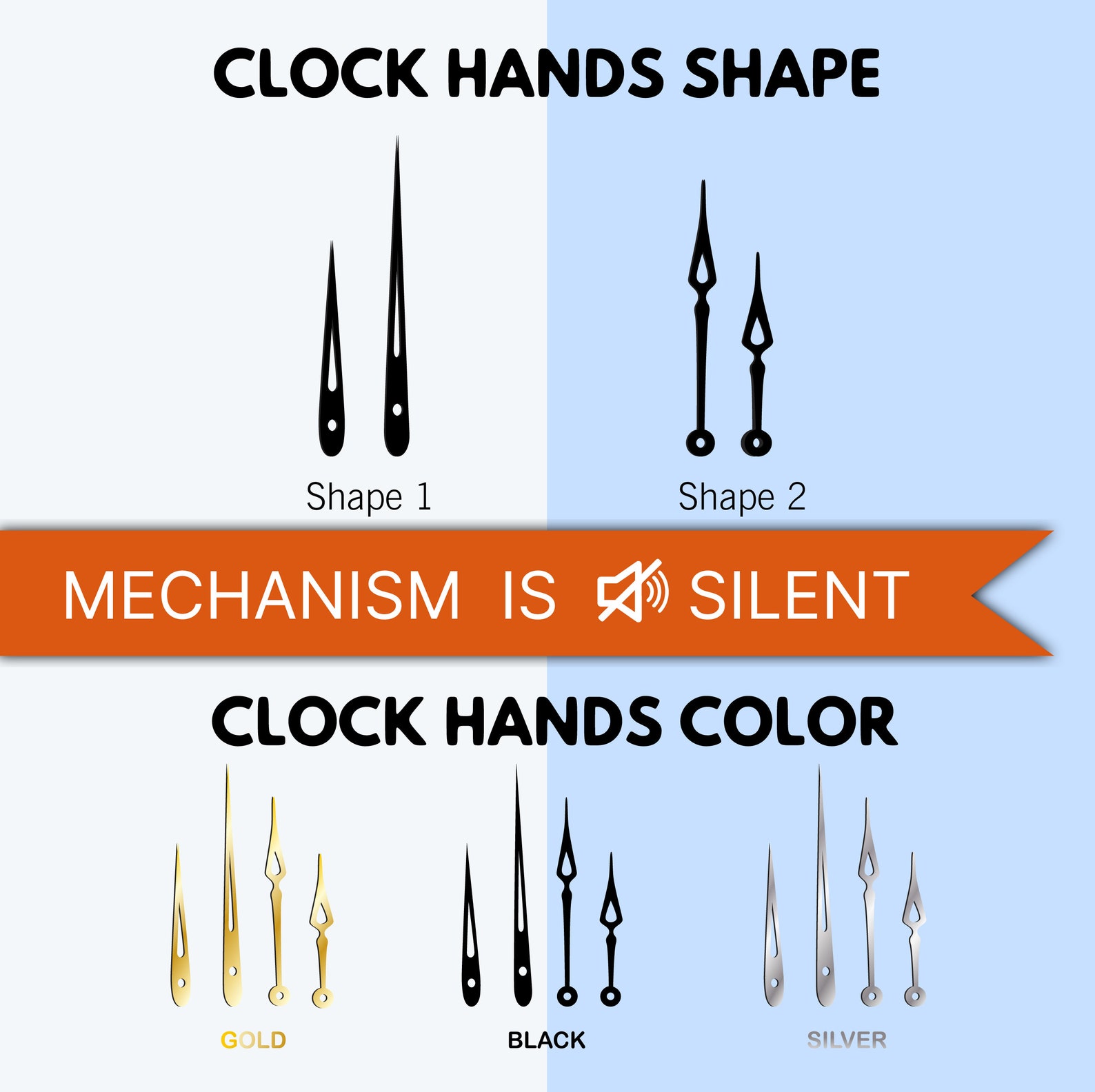 Mountain Wall Clock, Forest Wall Clock, Landscape Clock, Nature Wall ...