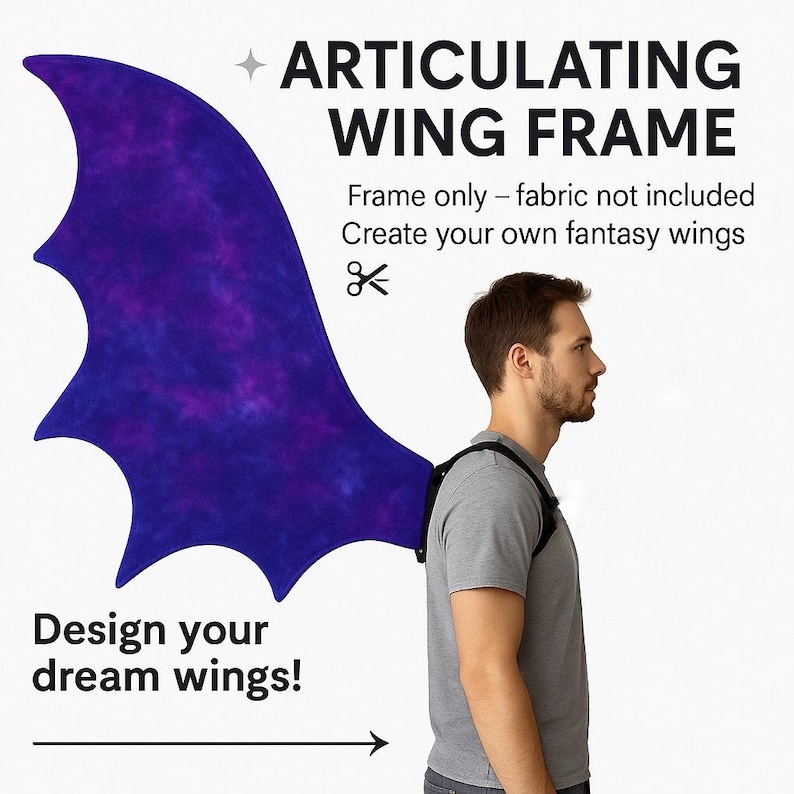 Articulating Wing Frame DIY Kit, Adjustable Mechanical Wing Frame, Wing ...