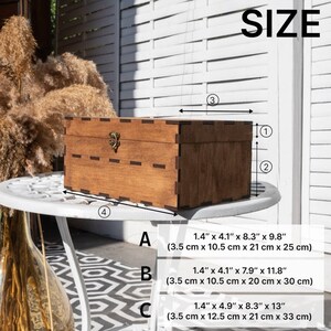 Wooden Sewing Box With Lid, Sewing Organizer Box, Thread Storage Box ...