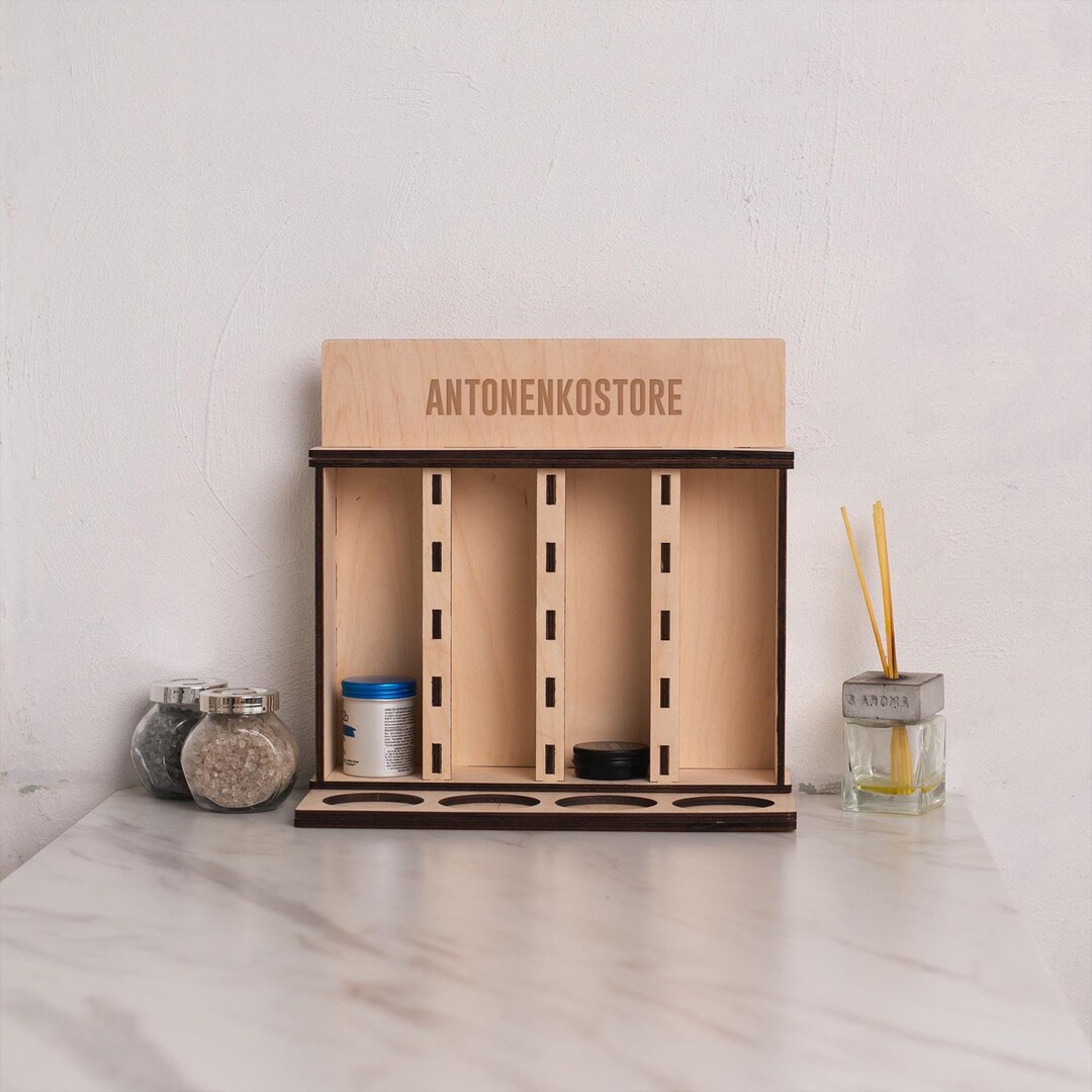 Tin Display, Lip Balm Display, Salve Tin Holder, Lotion Bar Display ...