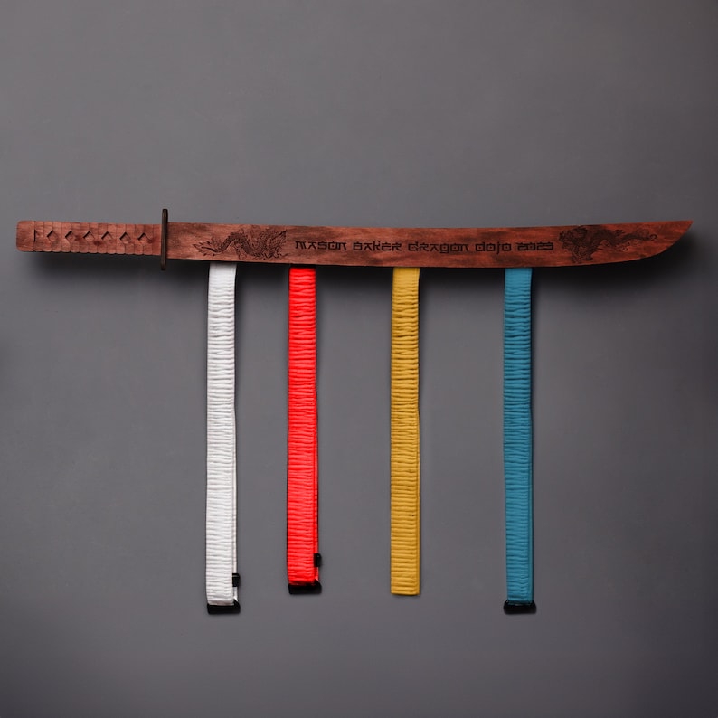 Karate Belt Display Rack, Martial Arts Belt Holder, Martial Arts Belt ...