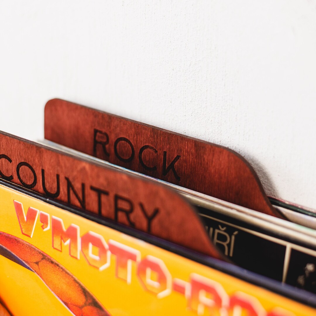 Custom Vinyl Dividers, Record Dividers Genre, Vinyl Record Storage ...