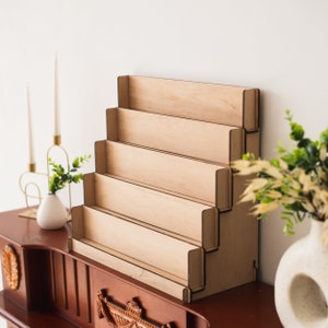 Greeting Card Display for Retail, Tiered Display Stand, Greeting Card ...