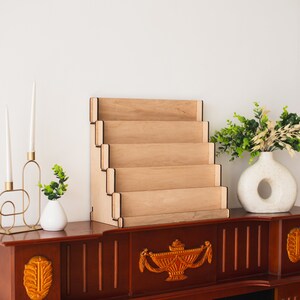 Greeting Card Display for Retail, Tiered Display Stand, Greeting Card ...