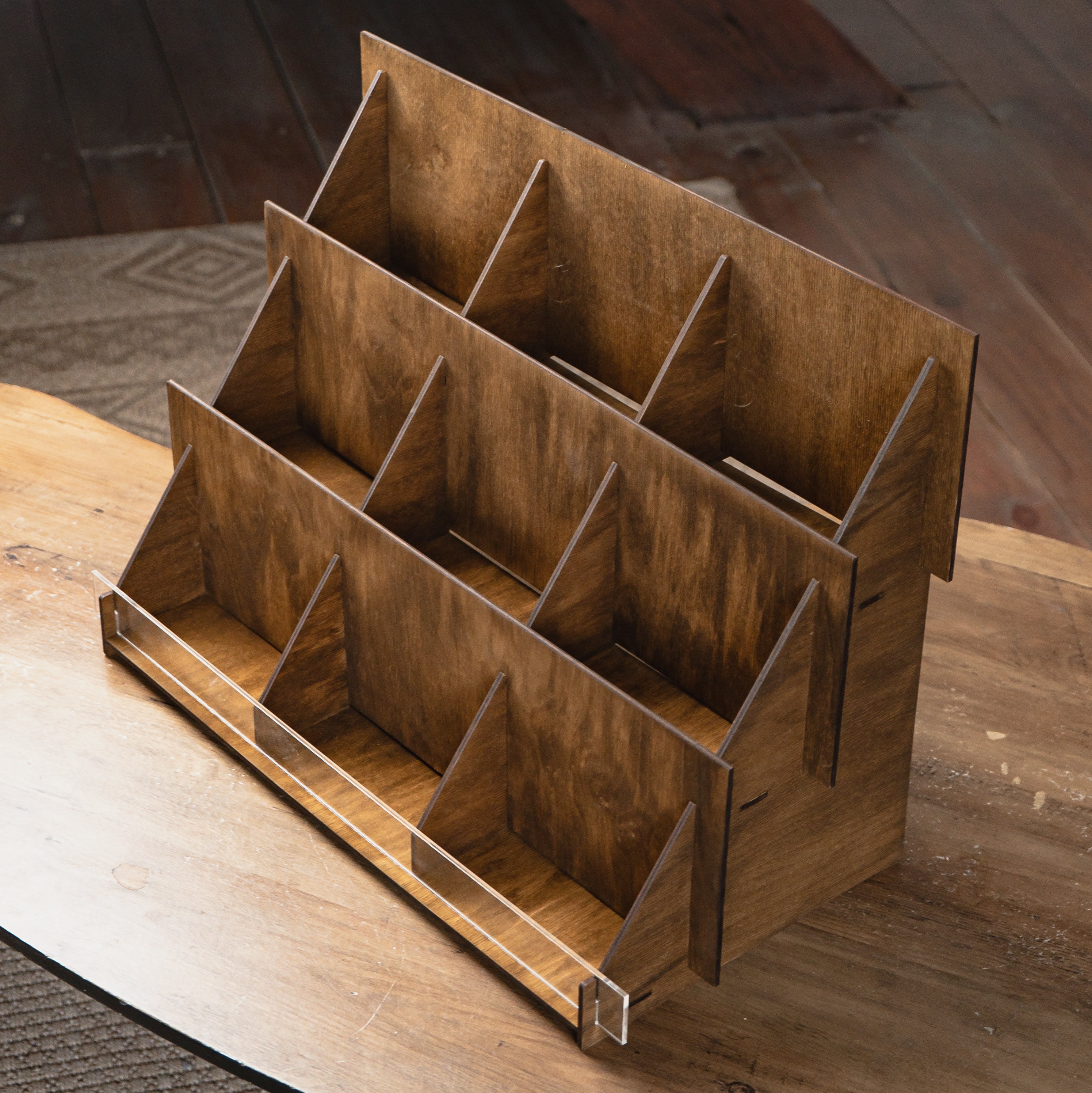 Wood Greeting Card Display, Greeting Card Holder for Retail, Greeting ...