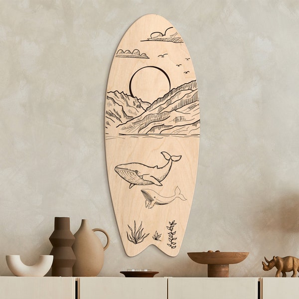 Surfboard Wall Decor - Etsy