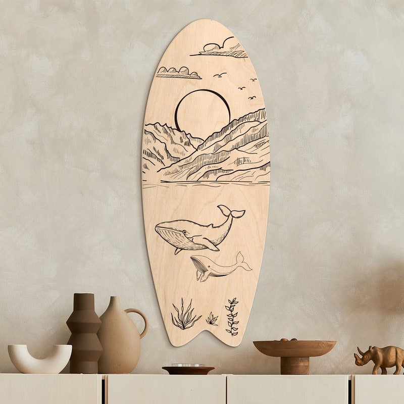 Decorative Surfboard - Etsy