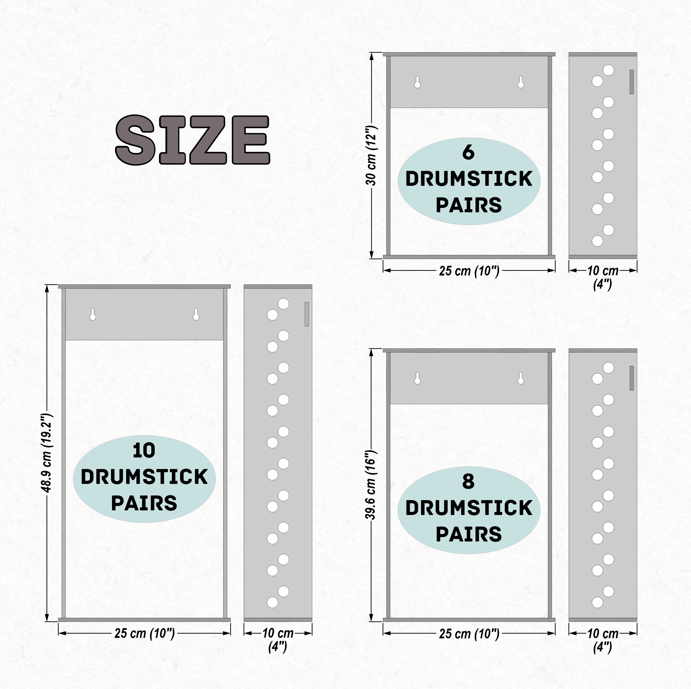 Drumstick Display Stand, Drumstick Display Holder, Drumstick Display ...