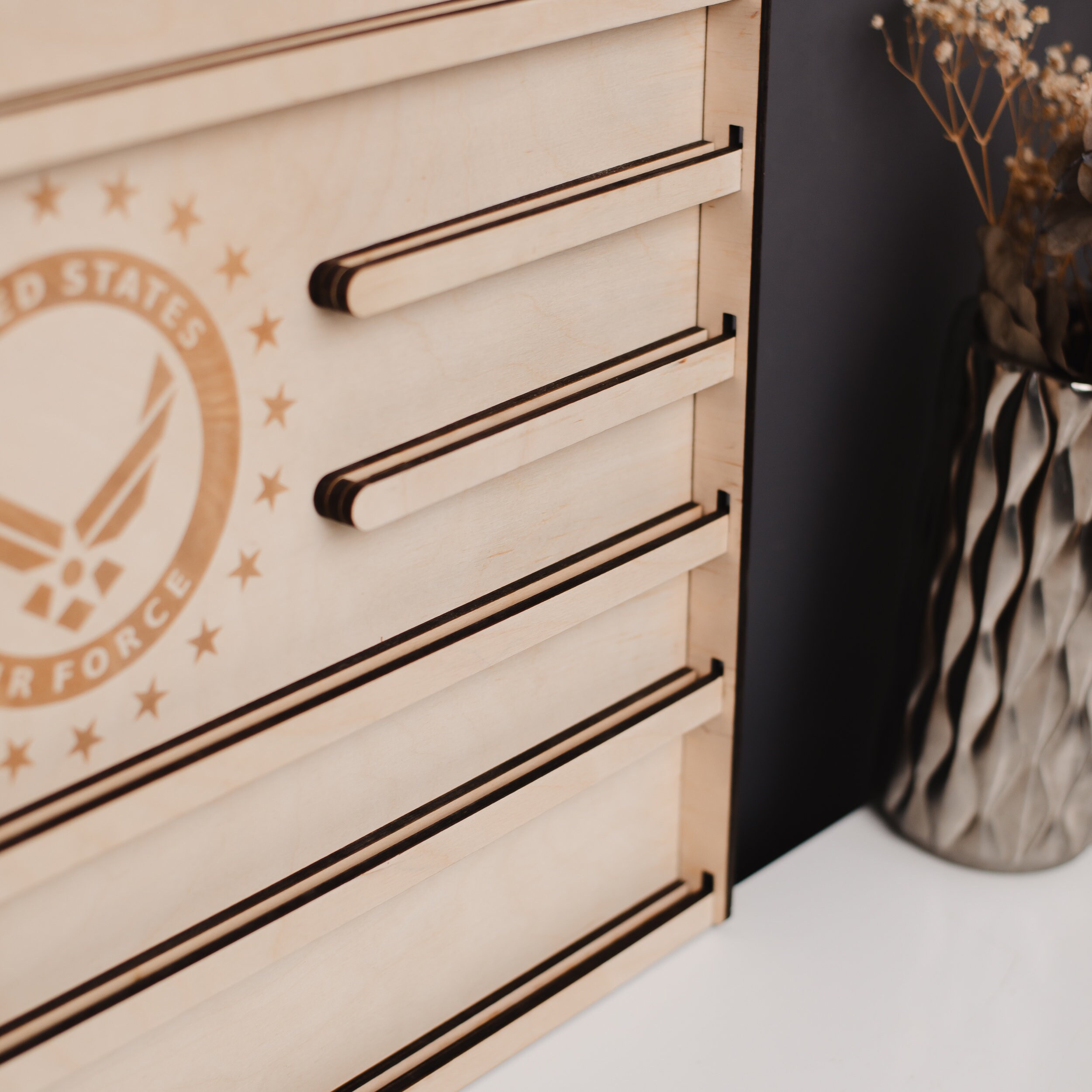 Challenge Coin Display Wall Mount, Challenge Coin Holder Personalized ...