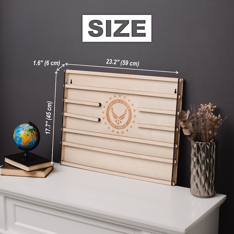 Challenge Coin Display Wall Mount, Challenge Coin Holder Personalized ...