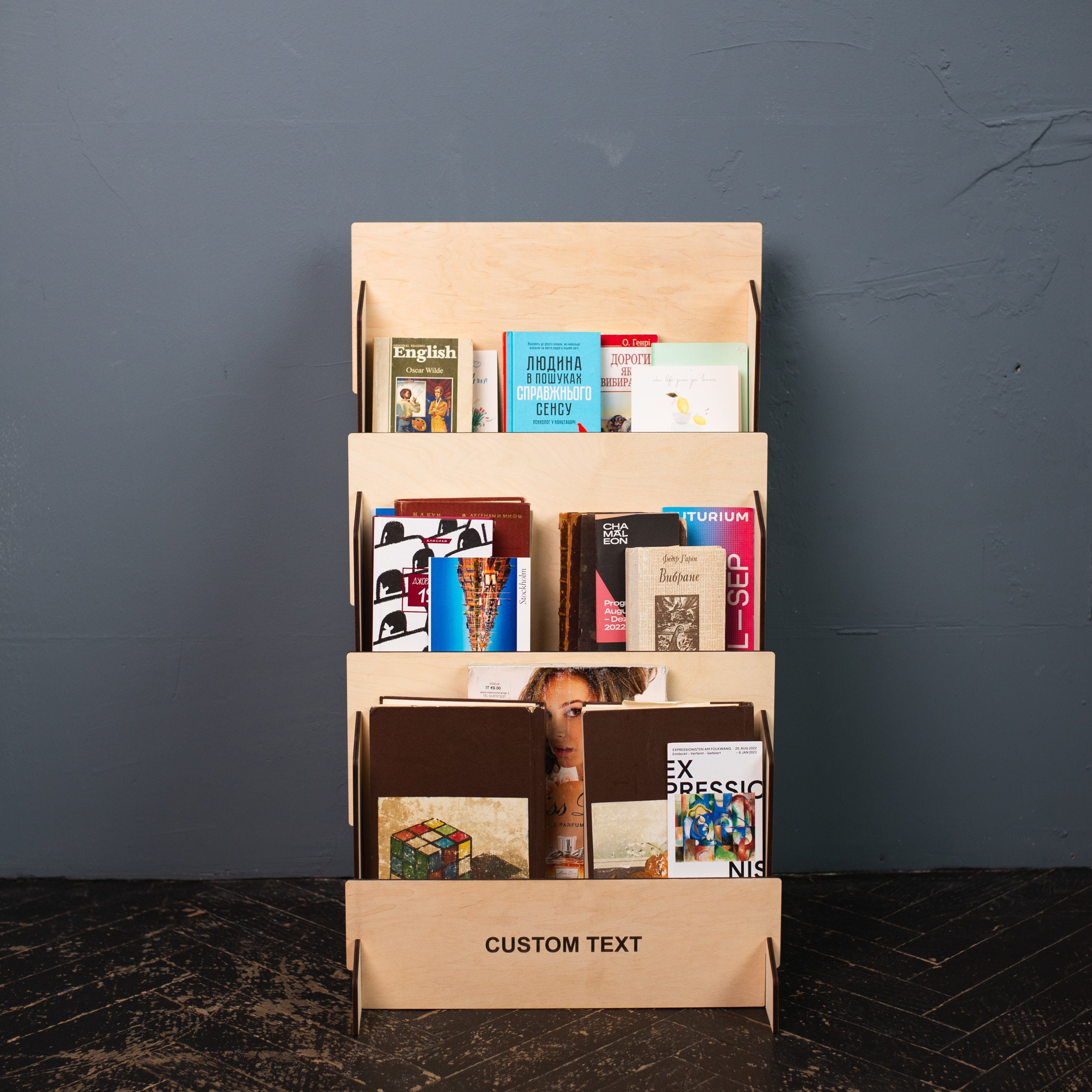 Art Print Display, Table Top Display Stand, Wooden Retail Display ...