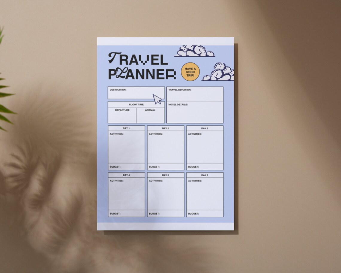 Compact and Stylish Travel Planner for Stress-free Vacation Planning ...
