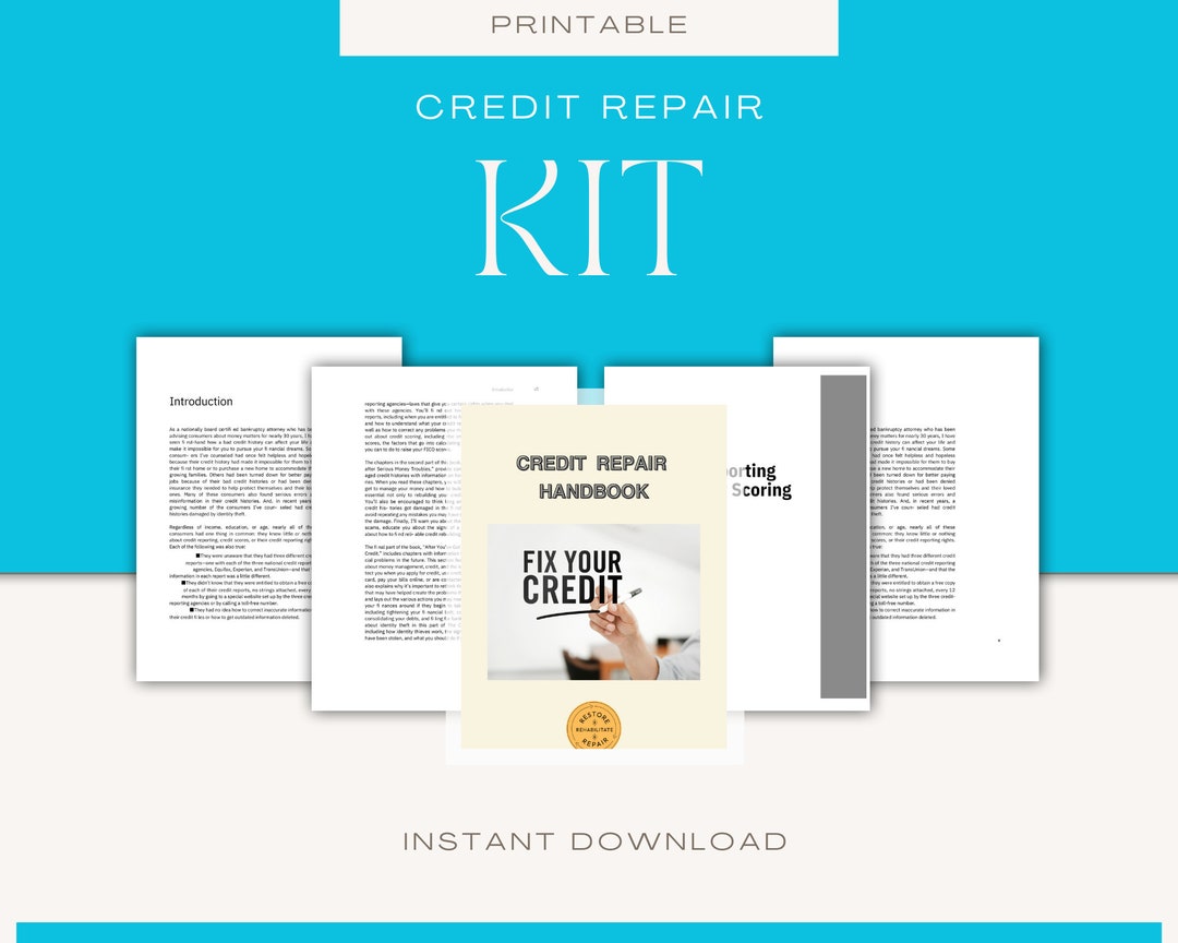 Complete Credit Repair Kit Fix Your Credit Score With This ...