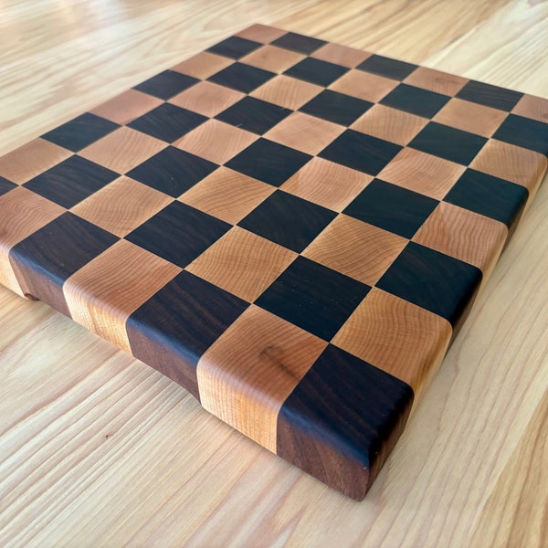 Wood Checker Board - Etsy