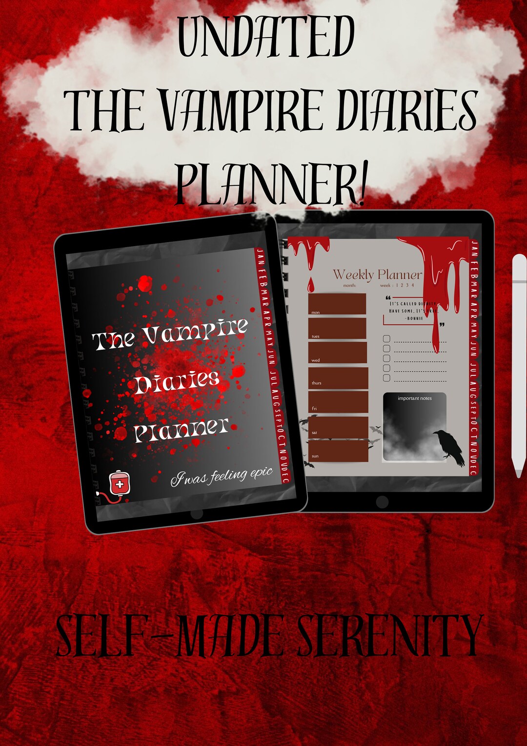 The Vampire Diaries Planner - Etsy