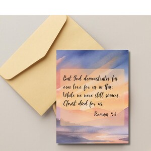 Printable Scripture Cards | Inspiring Bible Verses to Know God’s Love ...