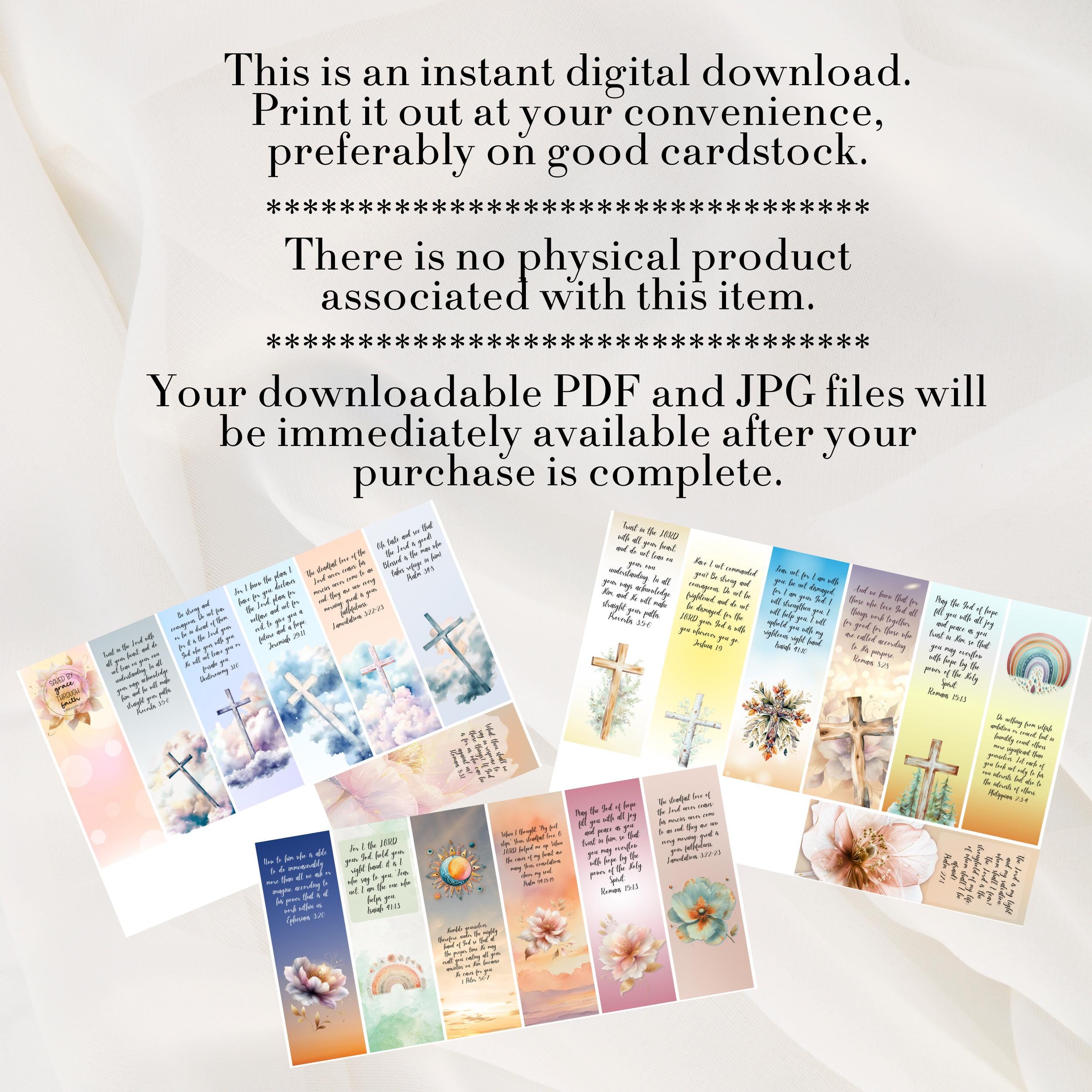 Christian Bookmarks | Inspiring Bible Verses | Bible Quote Bookmarks ...