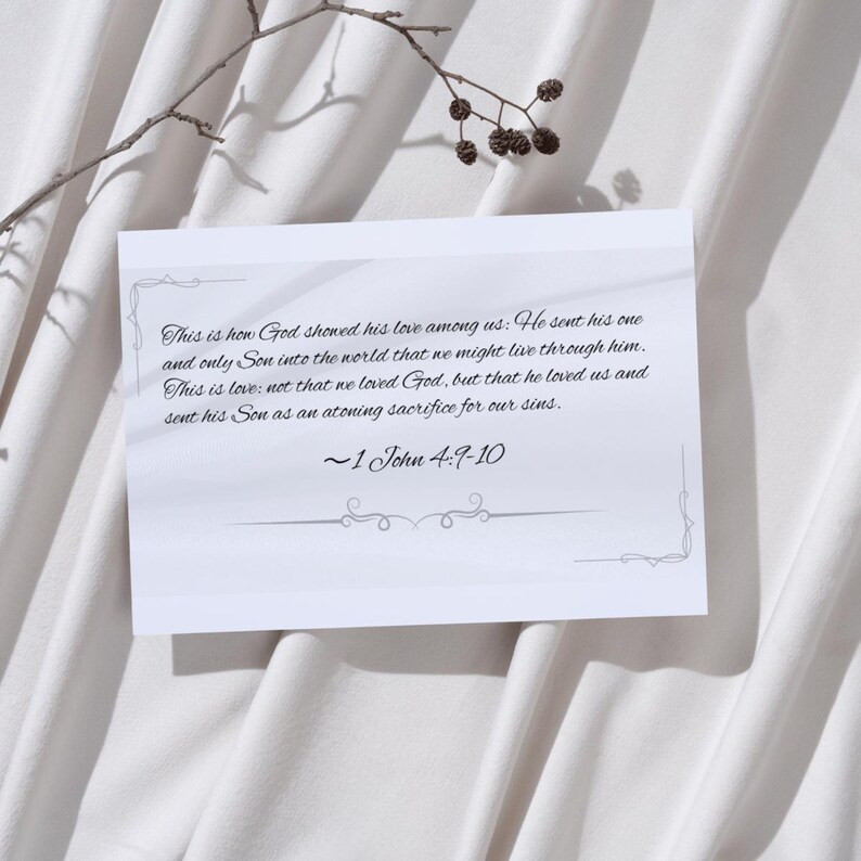 58 Printable Scripture Cards: Bible Verse Cards (PDF) - Etsy