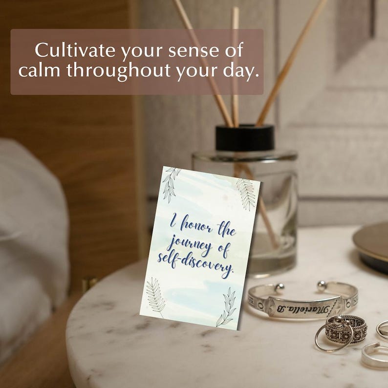 Printable Affirmations Cards to Cultivate a Peaceful Day. Nurture Your ...