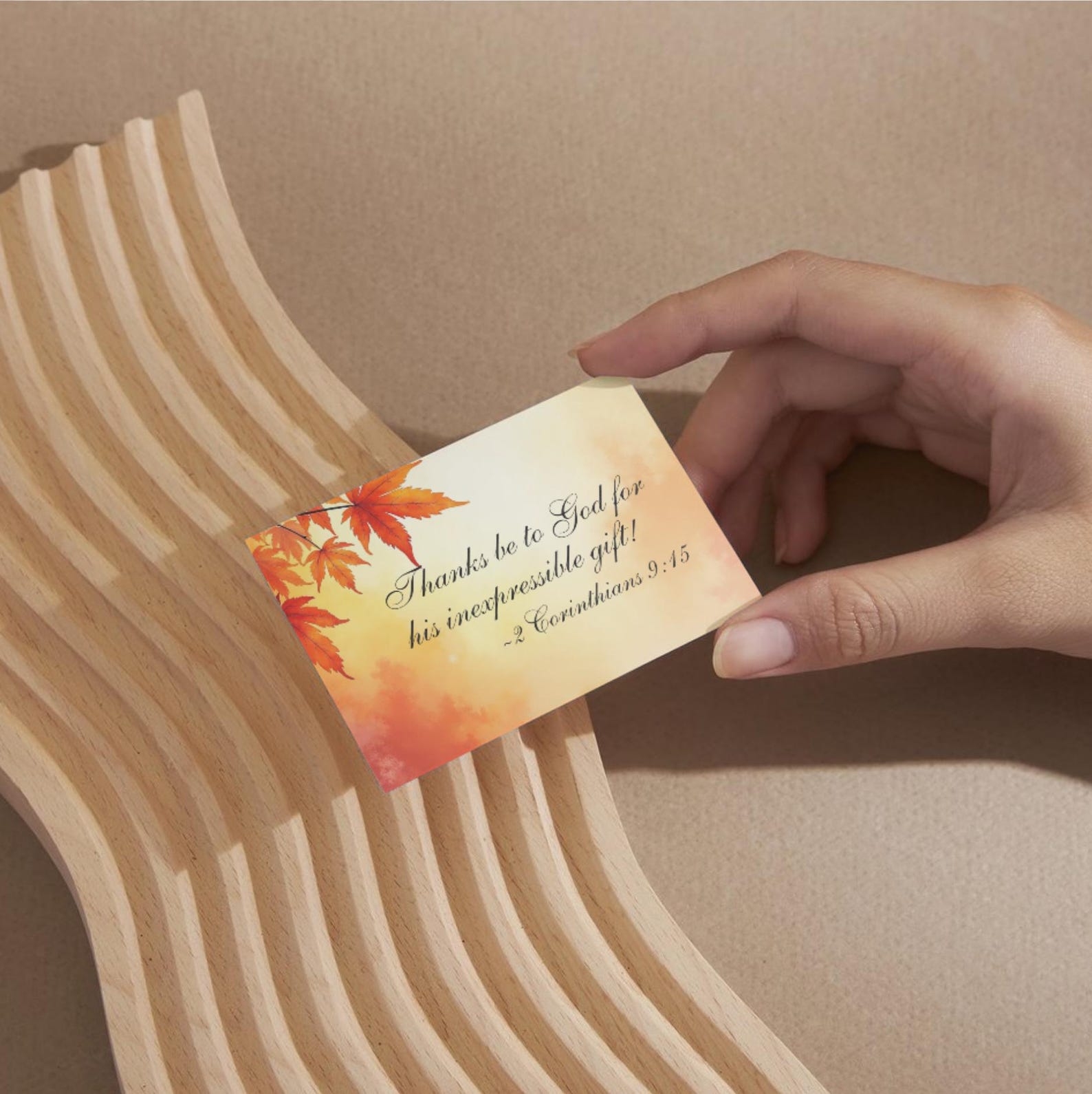 Thanksgiving Scripture Cards: Autumn Gratitude Bible Verses (printable ...
